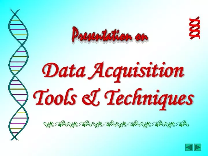 PPT - Data Acquisition Tools & Techniques PowerPoint Presentation, free download - ID:4344426