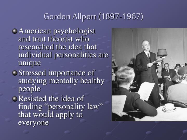 PPT - Trait Perspective of Personality PowerPoint Presentation - ID:4346000