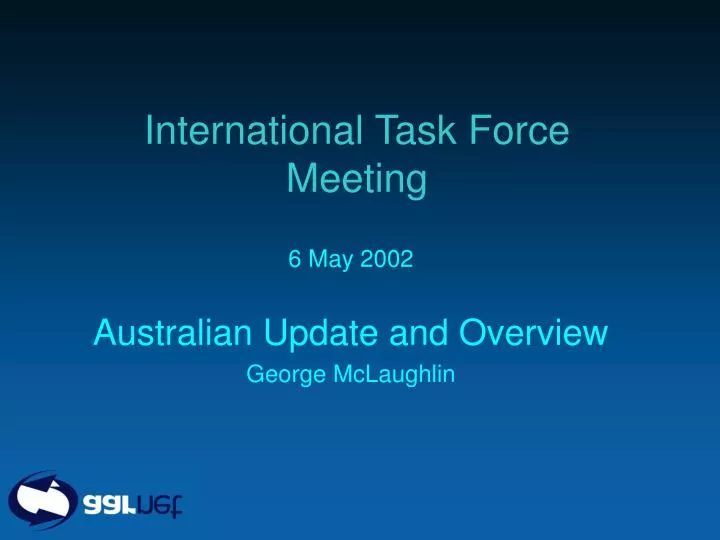 PPT - International Task Force Meeting PowerPoint Presentation, free ...
