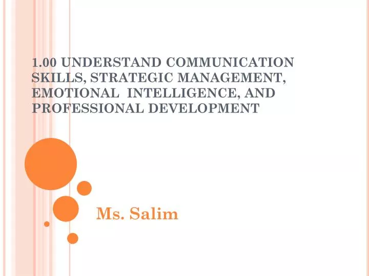 PPT - Ms. Salim PowerPoint Presentation, free download - ID:4348259