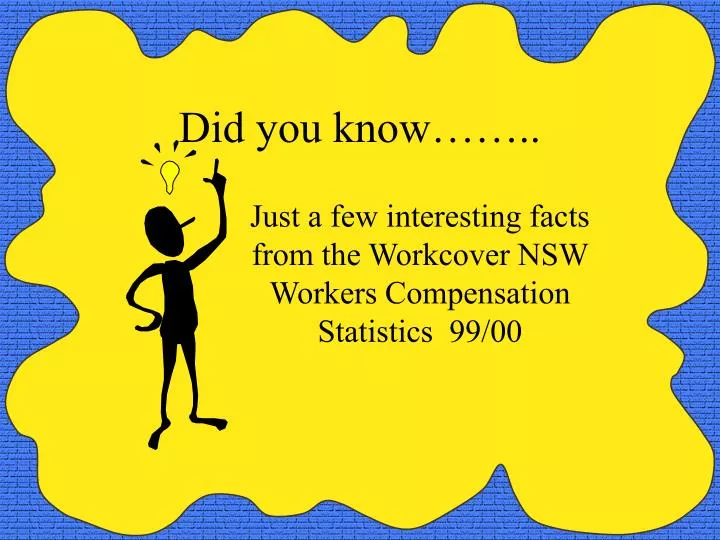 PPT - Did you know…….. PowerPoint Presentation, free download - ID:4348443