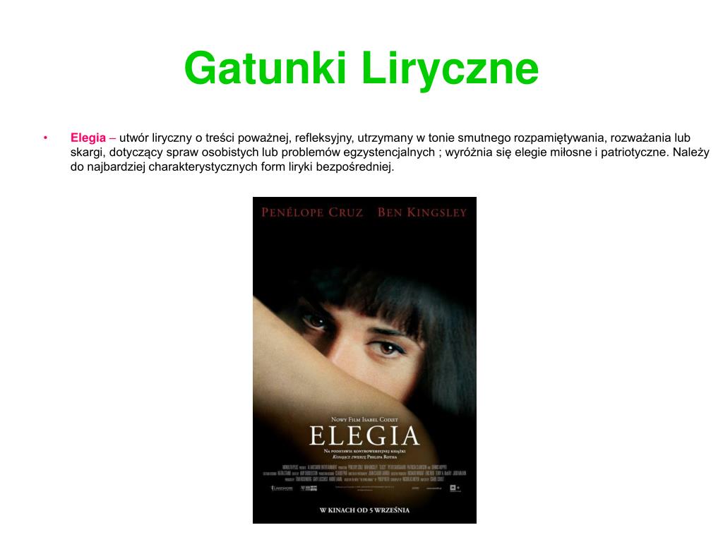 PPT - Liryka jako rodzaj literacki PowerPoint Presentation, free ...