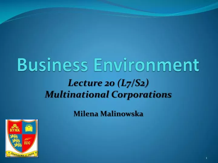 PPT - Business Environment PowerPoint Presentation, free download - ID ...