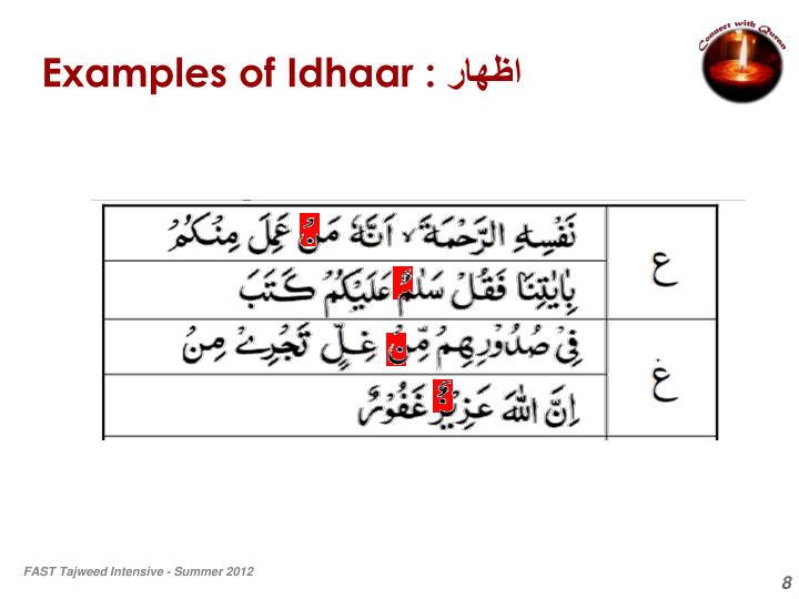 PPT - FAST Tajweed Intensive Workshop PowerPoint Presentation - ID:4348989