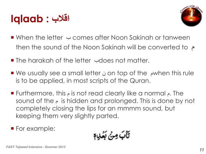 PPT - FAST Tajweed Intensive Workshop PowerPoint Presentation - ID:4348989