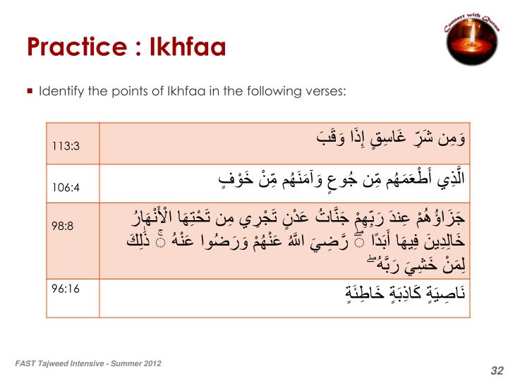 PPT - FAST Tajweed Intensive Workshop PowerPoint Presentation - ID:4348989