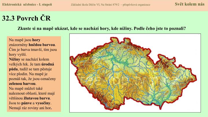 PPT - 32.1 Povrch ČR PowerPoint Presentation - ID:4349119