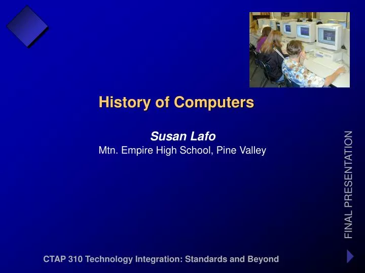 PPT - History of Computers PowerPoint Presentation, free download - ID ...