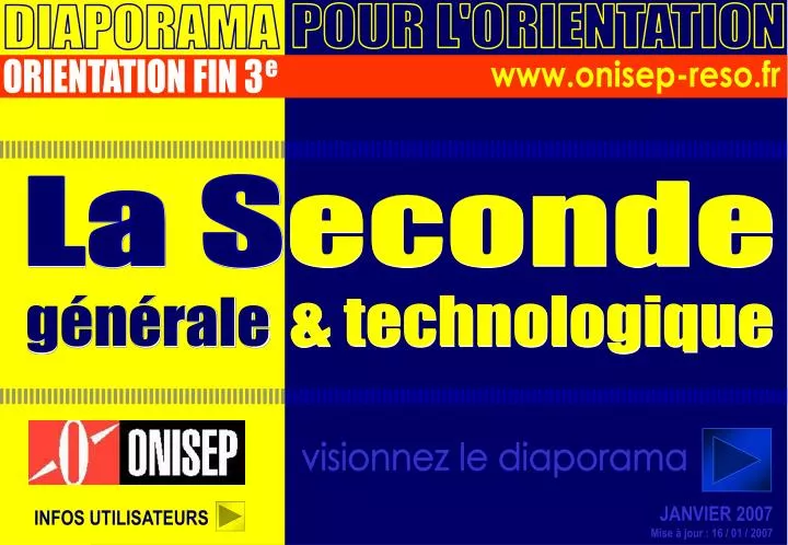 PPT - POUR L'ORIENTATION PowerPoint Presentation, free download - ID ...