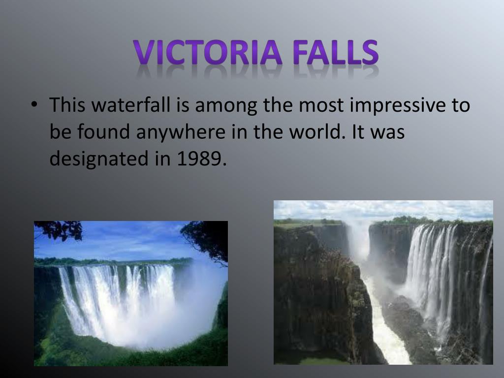 PPT - World Heritage Sites: Great Barrier Reef, Victoria Falls, Ayers ...