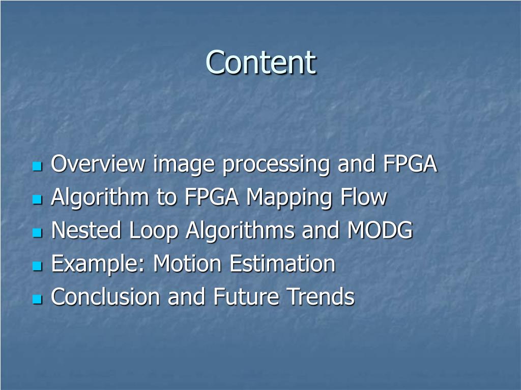 Ppt Dsp Algorithms On Fpga Part Ii Digital Image Processing Powerpoint Presentation Id4351528