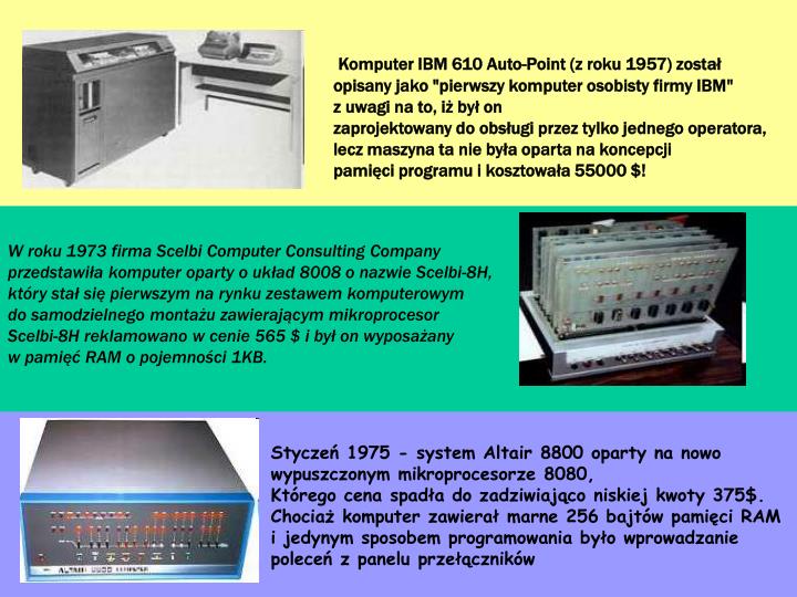 PPT - Historia rozwoju informatyki: PowerPoint Presentation - ID:4352937
