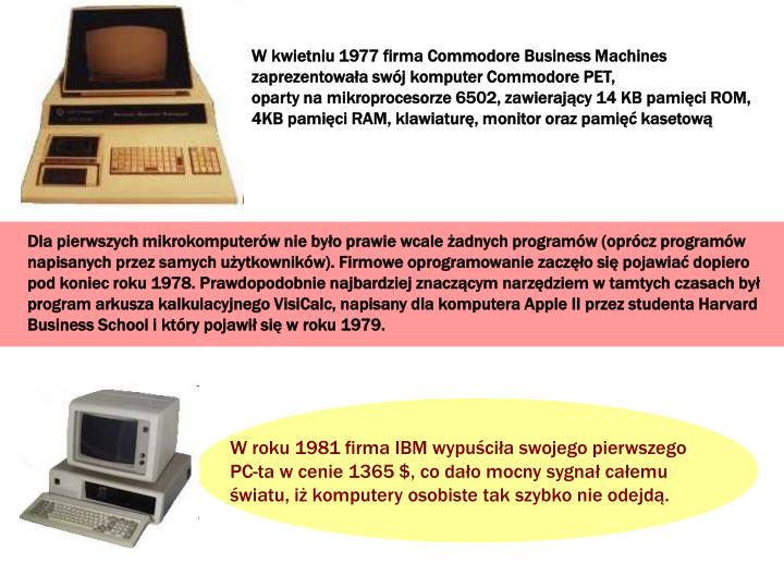 PPT - Historia rozwoju informatyki: PowerPoint Presentation - ID:4352937