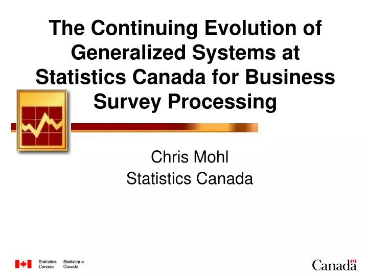 Ppt Chris Mohl Statistics Canada Powerpoint Presentation Free