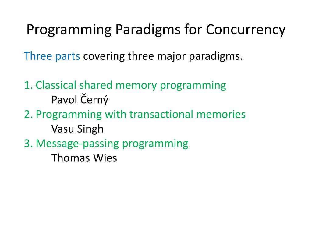 PPT - Programming Paradigms for C oncurrency PowerPoint Presentation ... PPT - Programming Paradigms for C oncurrency PowerPoint Presentation ...