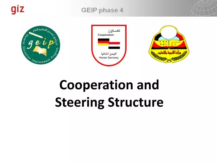 PPT - Cooperation and Steering Structure PowerPoint Presentation, free ...