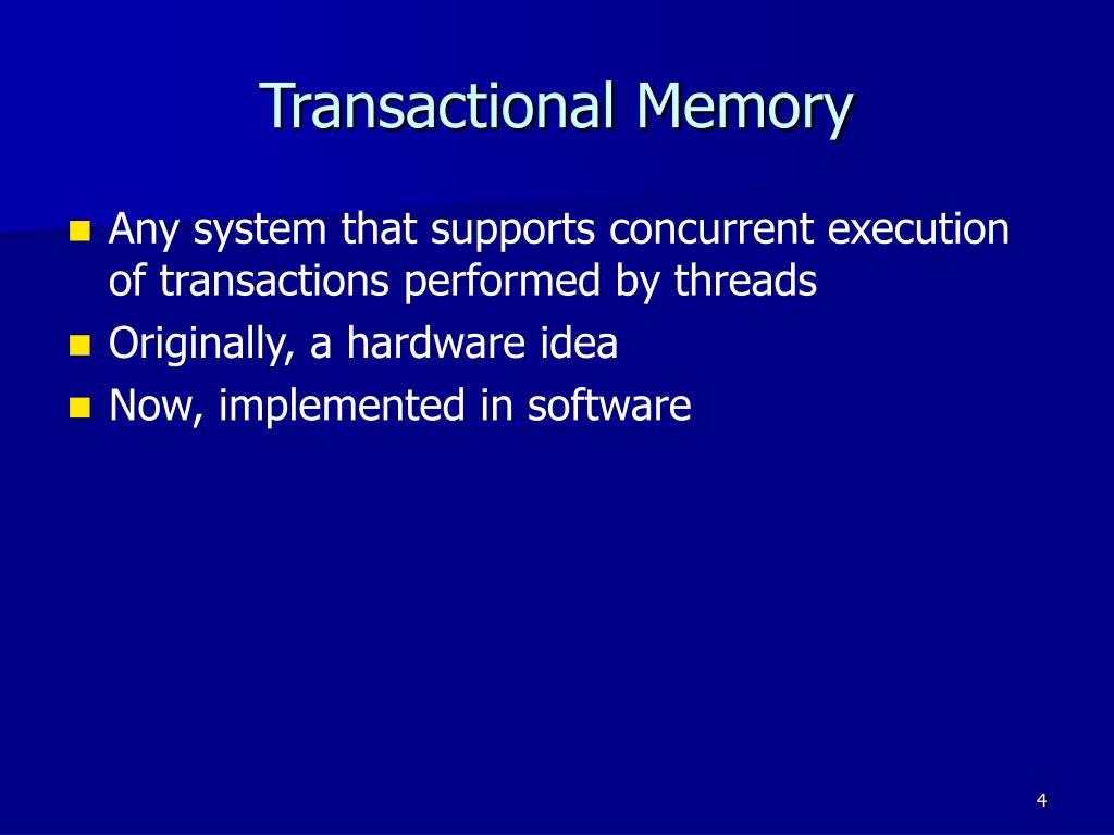 Ppt Software Transactional Memory For Dynamic Sized Data Structures Powerpoint Presentation