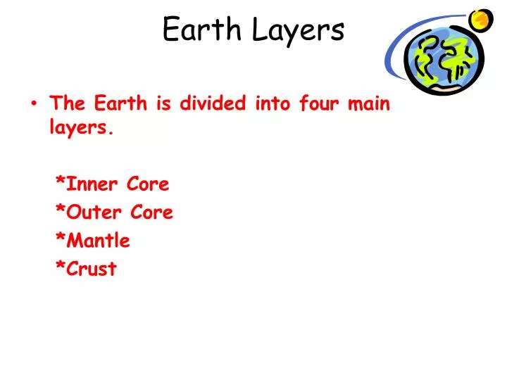 PPT - Earth Layers PowerPoint Presentation, free download - ID:4354457