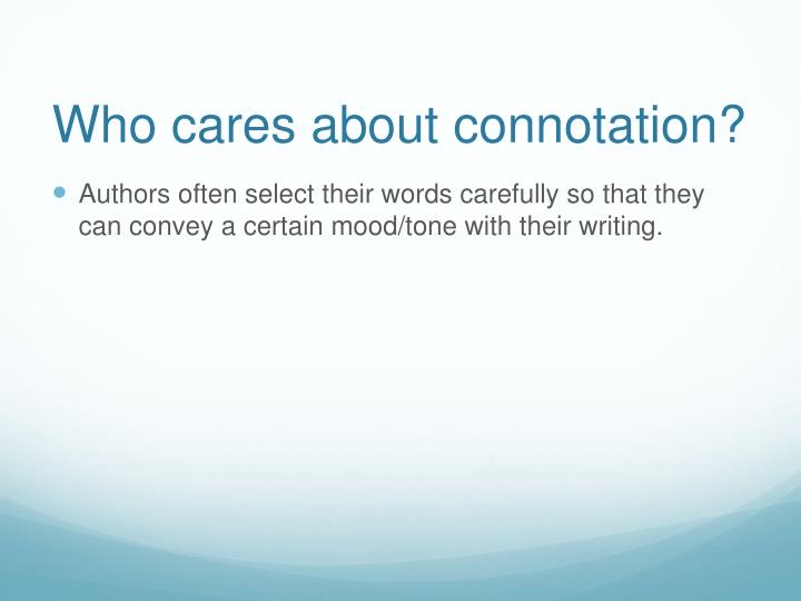 PPT - Connotation vs. Denotation PowerPoint Presentation - ID:4355041