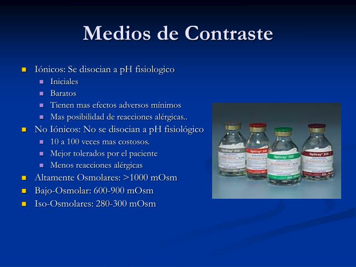 PPT - Medios Yodadados y Nefropatia Inducida por Contraste PowerPoint ...