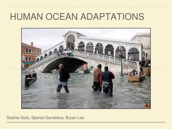 PPT - HUMAN OCEAN ADAPTATIONS PowerPoint Presentation, free download ...
