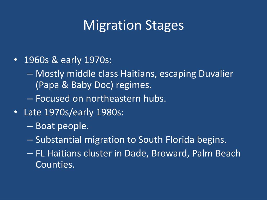 PPT - Haitian and Spanish-speaking Caribbean Migrants: Implications for ...