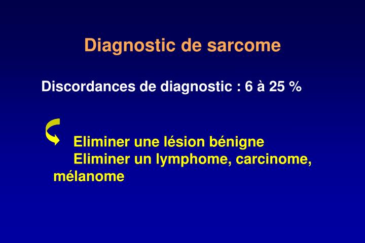 PPT - Sarcomes des Tissus Mous Objectifs du pathologiste PowerPoint ...