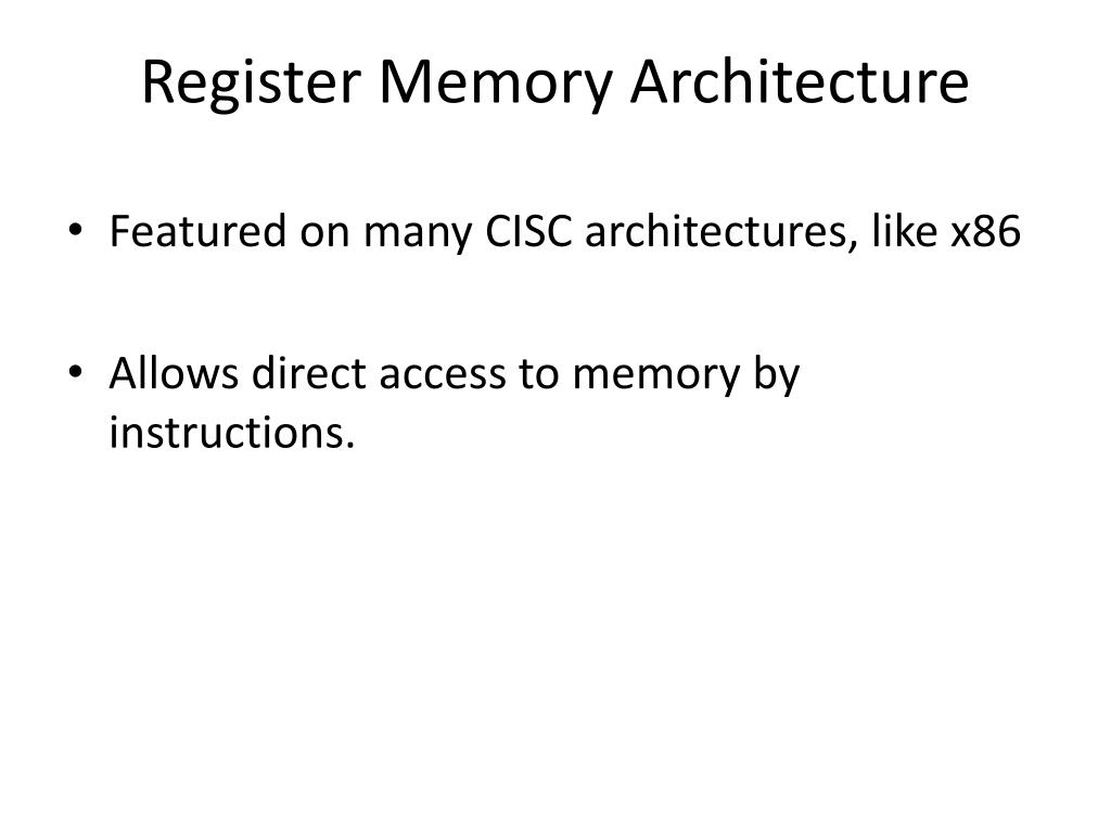 PPT - Lecture 2: Basic Instructions PowerPoint Presentation, free ...