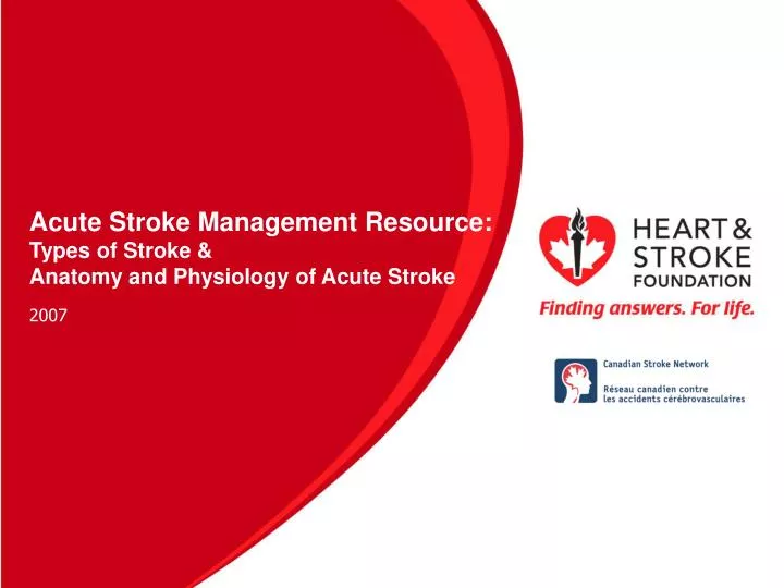 PPT - Types of Stroke PowerPoint Presentation, free download - ID:4357751