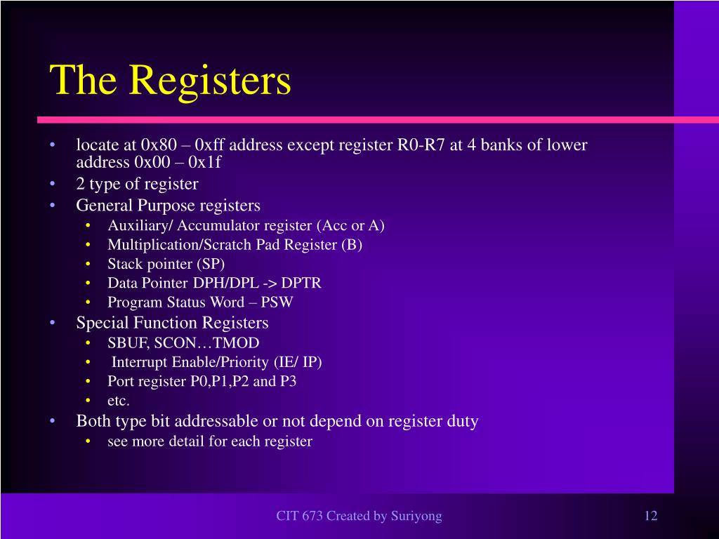 PPT - MCS51 ASSEMBLY Language PowerPoint Presentation, free download - ID:4357951