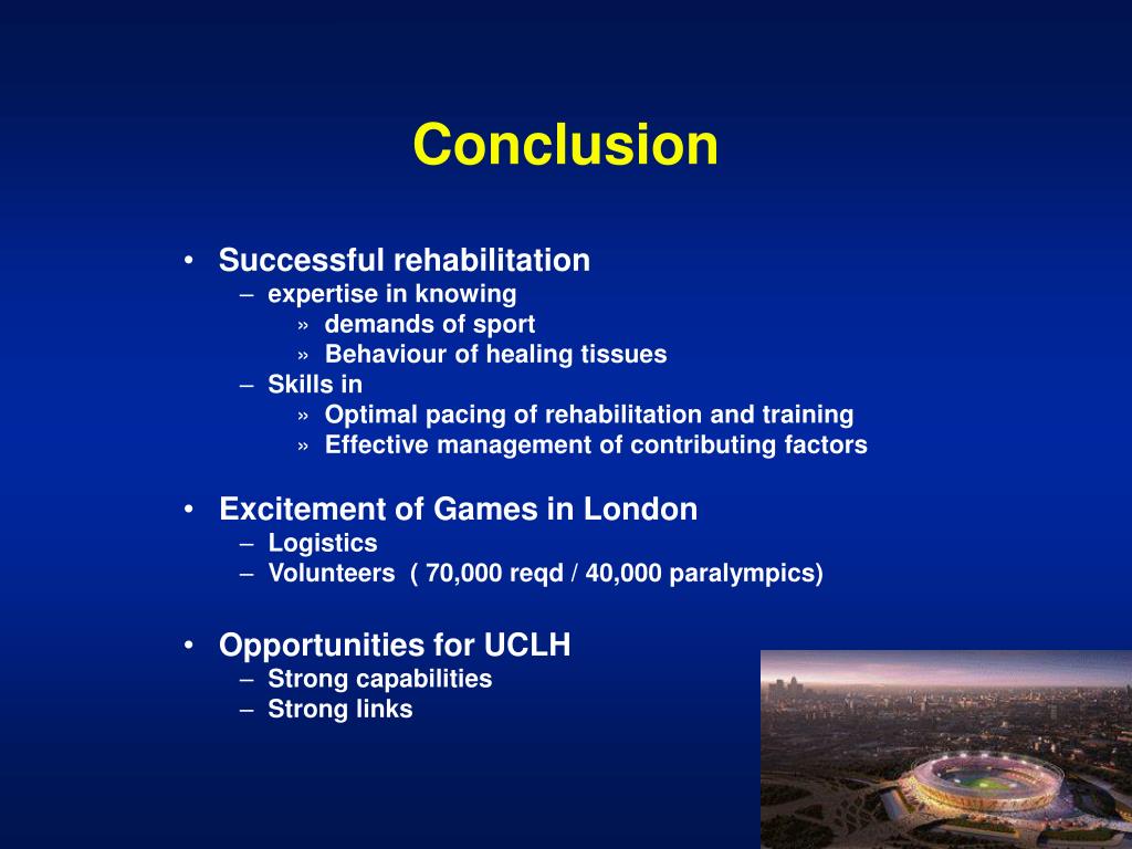 PPT - Sports Rehabilitation Key to Olympic success PowerPoint ...