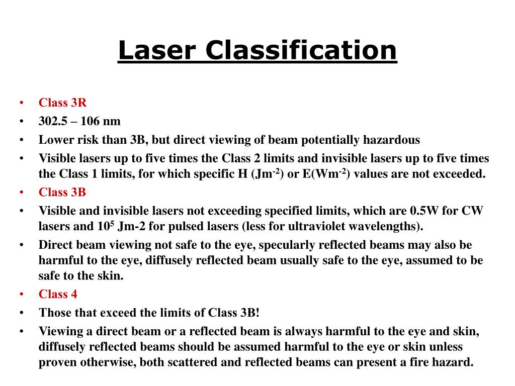 PPT - Laser Safety Training Prof Tony Kent University Of Nottingham 4 ...