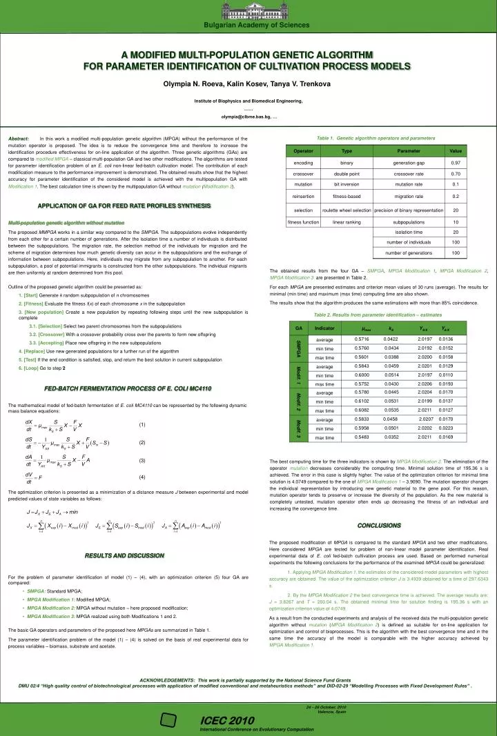 PPT - FED-BATCH FERMENTATION PROCESS OF E. COLI MC4110 PowerPoint ...