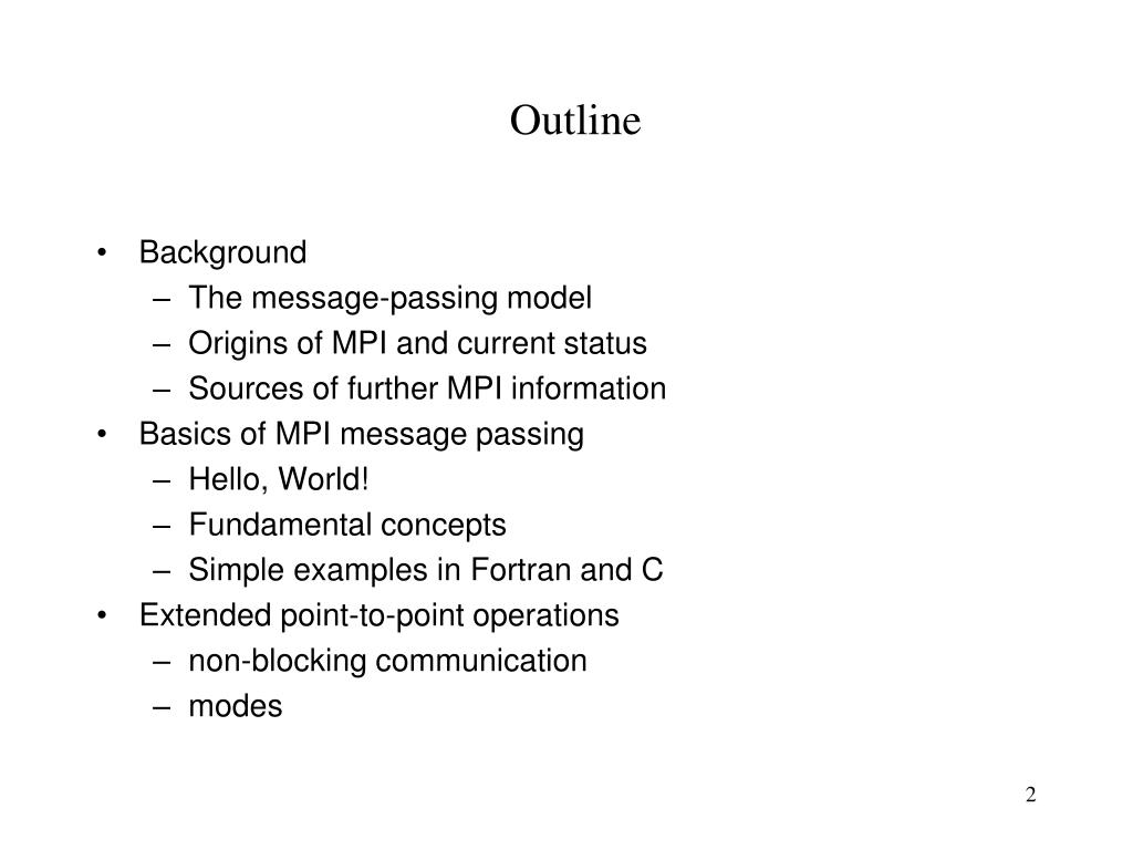Ppt An Introduction To Mpi Parallel Programming With The Message Passing Interface Powerpoint