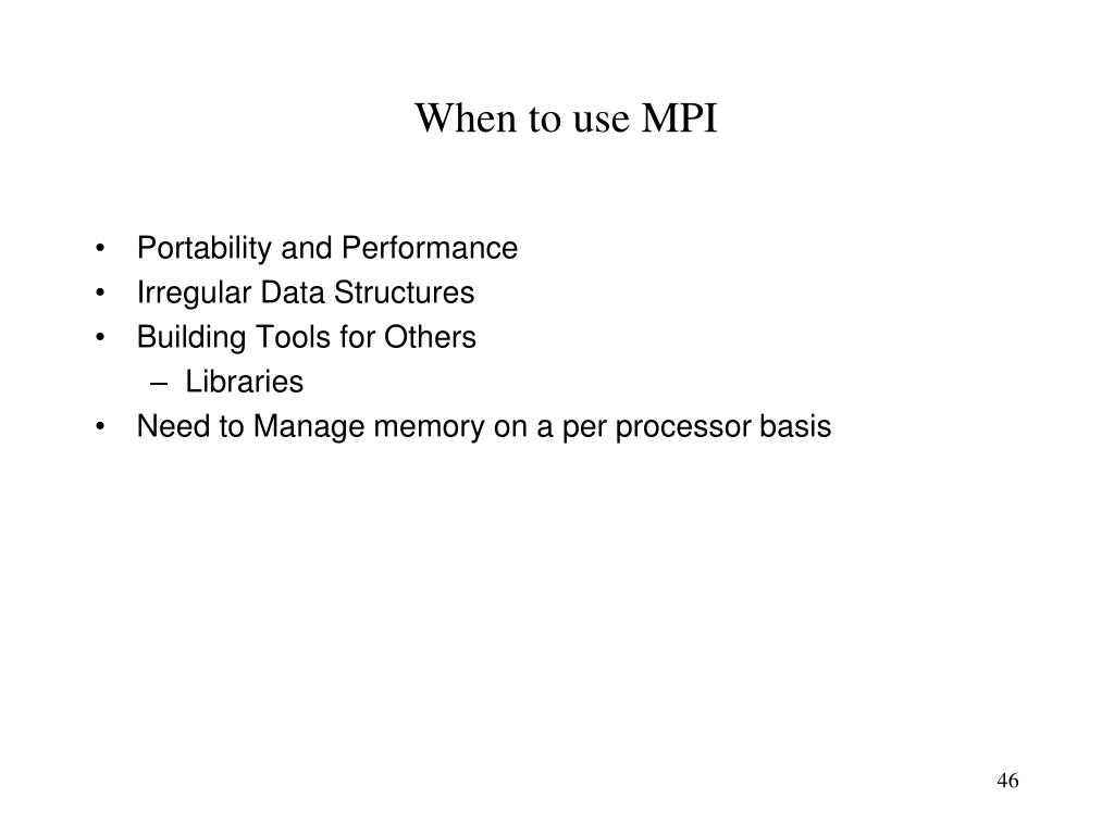 Ppt An Introduction To Mpi Parallel Programming With The Message Passing Interface Powerpoint 2494