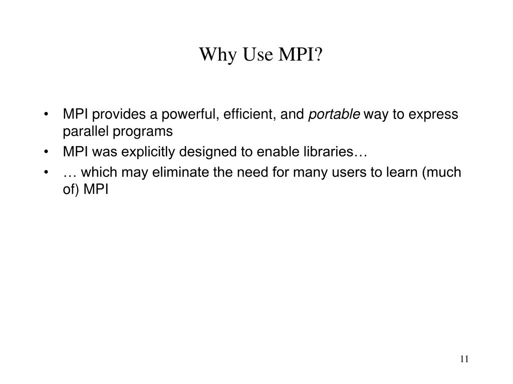 Ppt An Introduction To Mpi Parallel Programming With The Message Passing Interface Powerpoint 4277