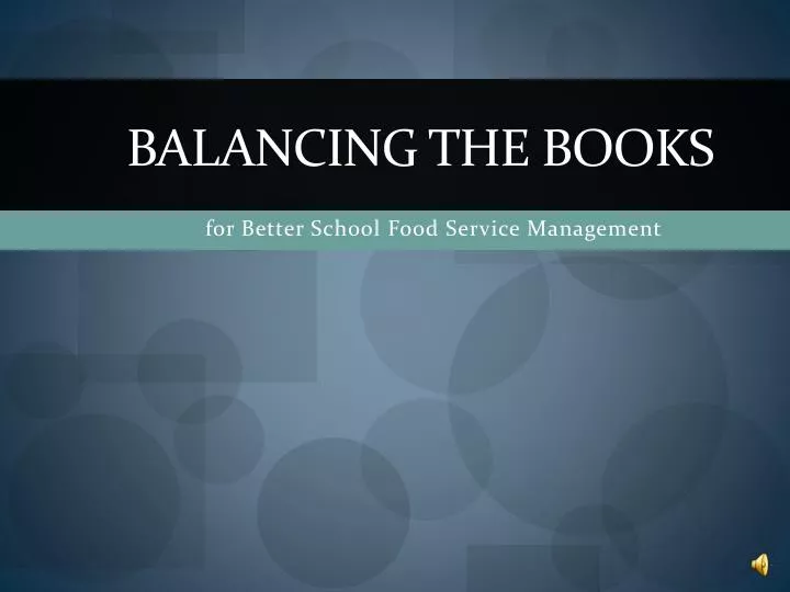 PPT - Balancing the Books PowerPoint Presentation, free download - ID ...