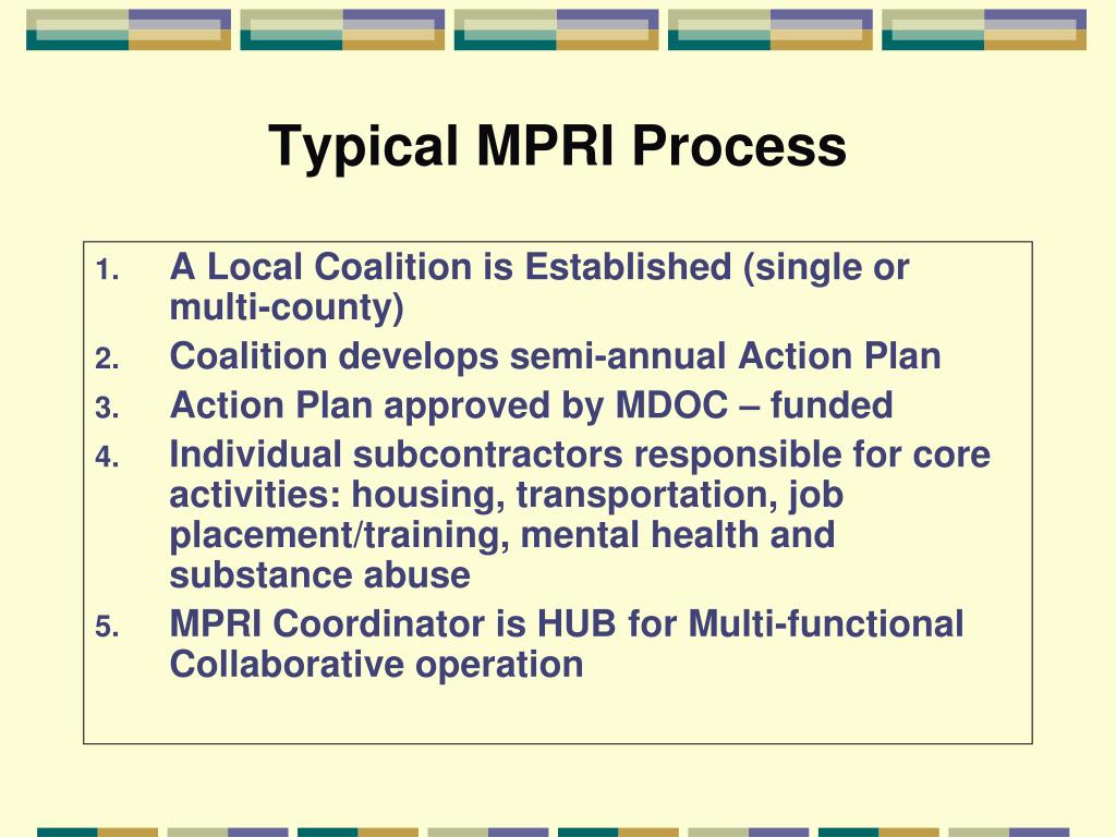Ppt Helping Michigan Parolees With Medical Needs Mpri Re Entry
