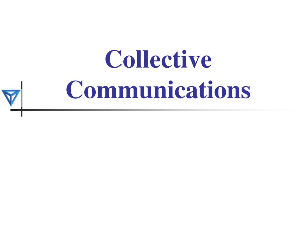 Ppt Introduction To Parallel Programming And Cluster Computing Mpi Collective Communications