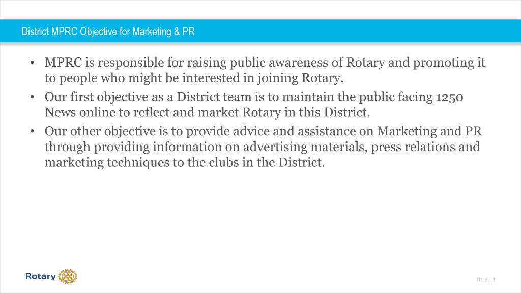 PPT - MPRC District Roadshow May 2014 Overview & Objectives Nick Drake ...