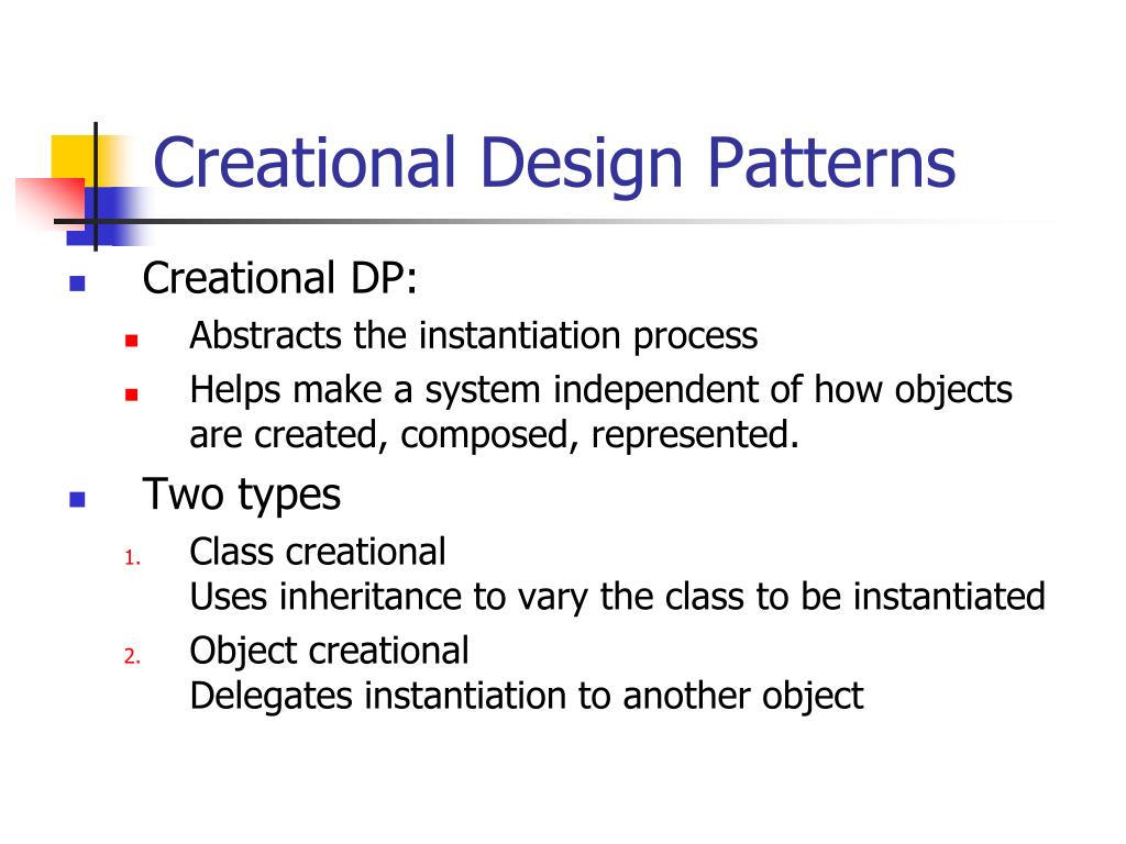 PPT Creational Design Patterns PowerPoint Presentation Free Download