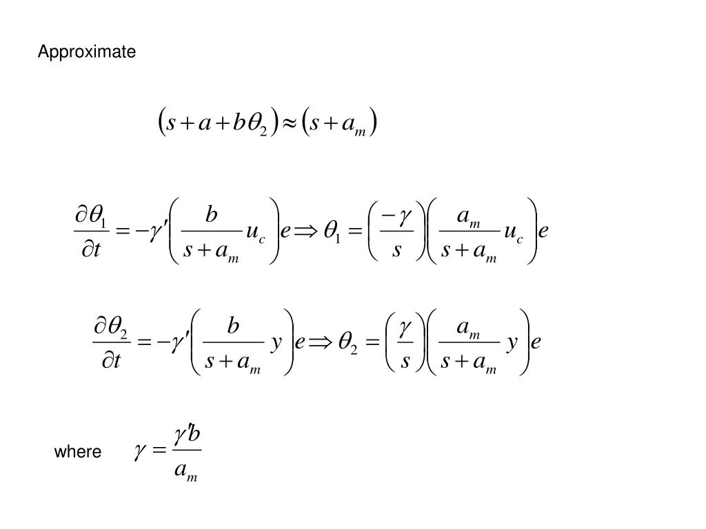 Ppt Example Linearization Of A Nonlinear Model Involving A Nonlinear