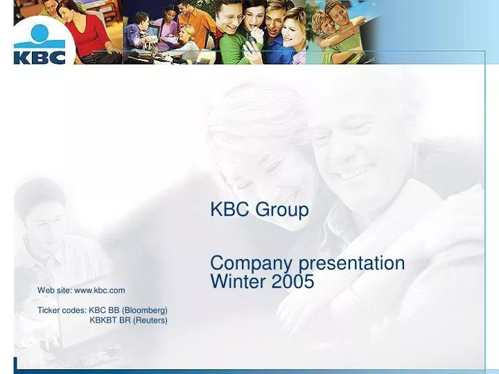 PPT - KBC Group Company presentation Winter 2005 PowerPoint ...