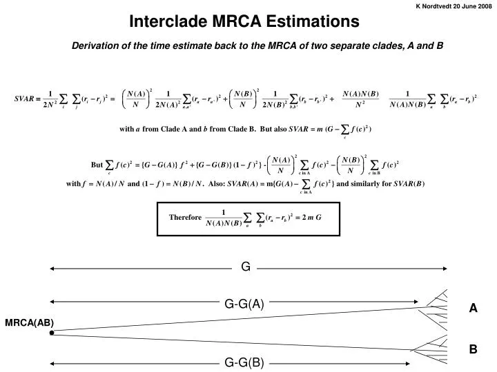 PPT - Interclade MRCA Estimations PowerPoint Presentation, free ...