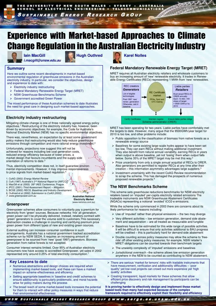PPT - Australian National Electricity Market (nemmco.au) PowerPoint ...