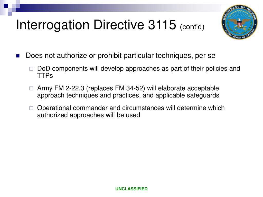PPT - Interrogation Policy & the Global War on Terrorism Office of ...