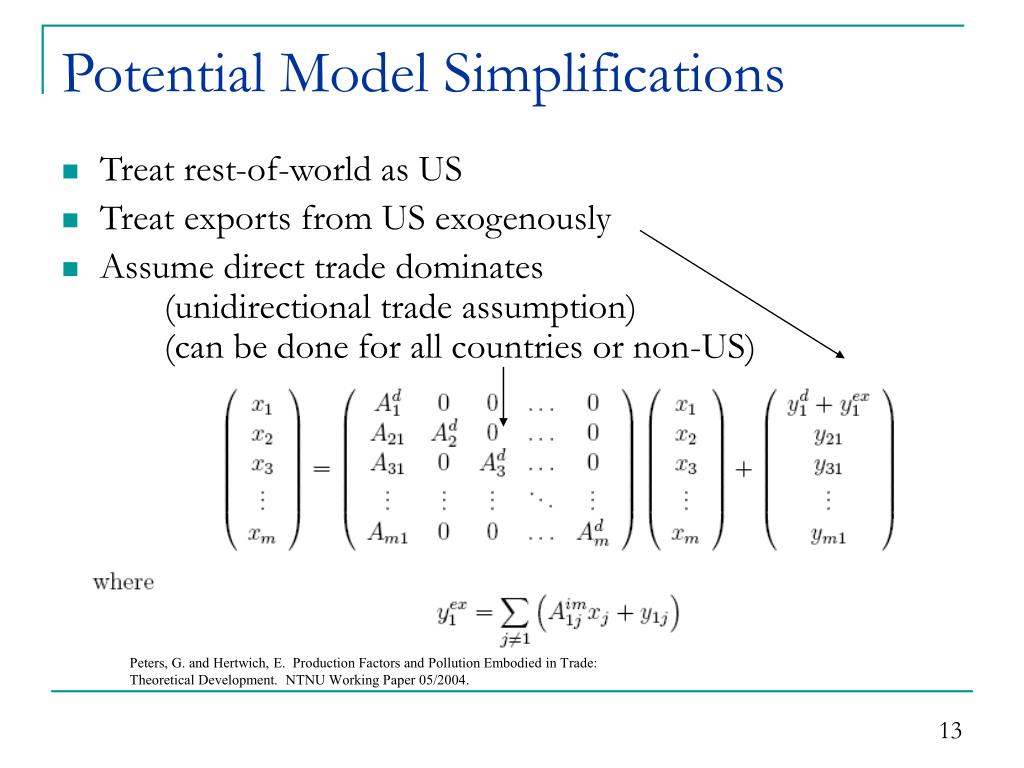 Ppt Analyzing Imports And Consumption Using Multiregional Input Output Lca Mrio Lca 3250
