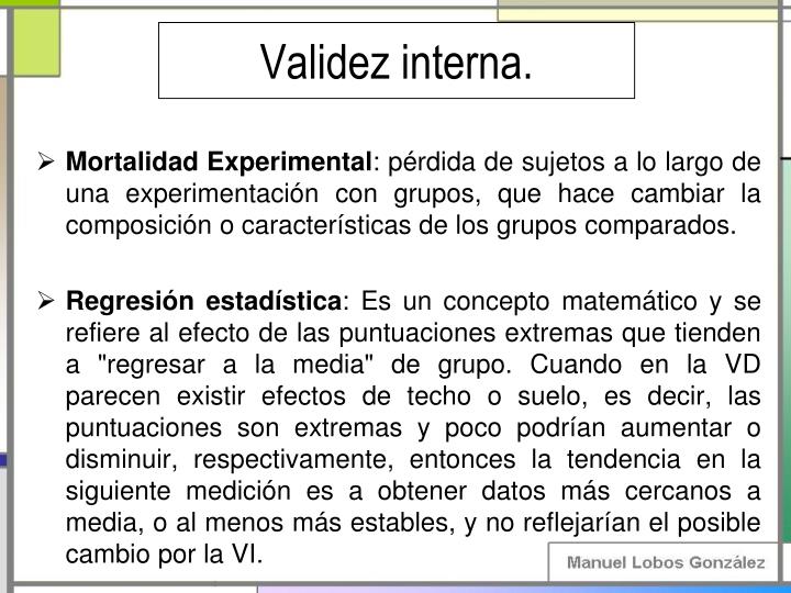 PPT - Factores de Validez PowerPoint Presentation - ID:4365143