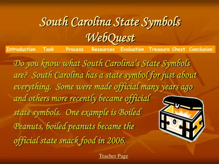 PPT - South Carolina State Symbols WebQuest PowerPoint Presentation ...