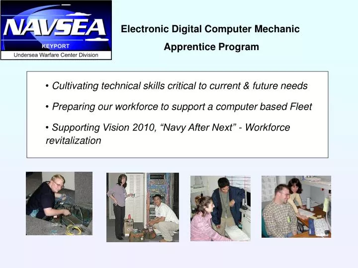 PPT - Electronic Digital Computer Mechanic Apprentice Program ...